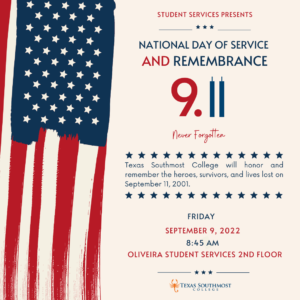 National Day of Service and Remembrance (9/11 Day) - Texas Southmost College News