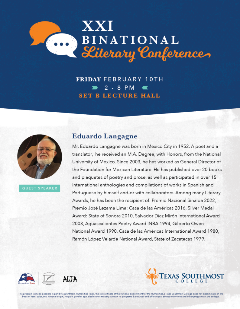 XXI Binational Literary Conference - Texas Southmost College News