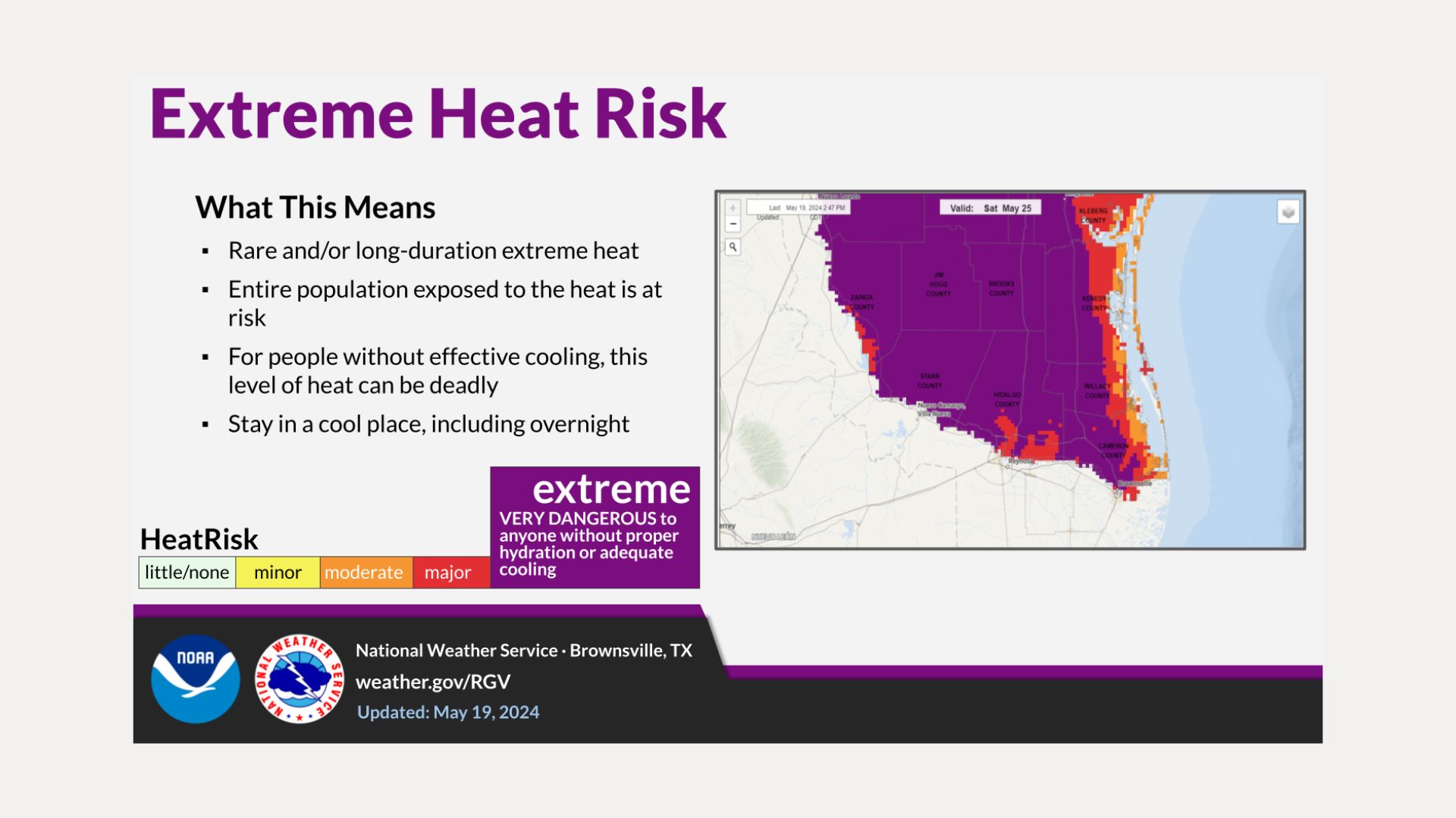 Dangerous Heat Expected and Heat Safety Reminder - Texas Southmost ...