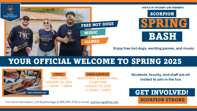Scorpion Spring Bash - Main Campus - Texas Southmost College